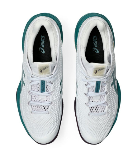 Zapatillas de Tenis Asics Court Ff 3 Clay Hombre Blanco/Foggy Teal ...