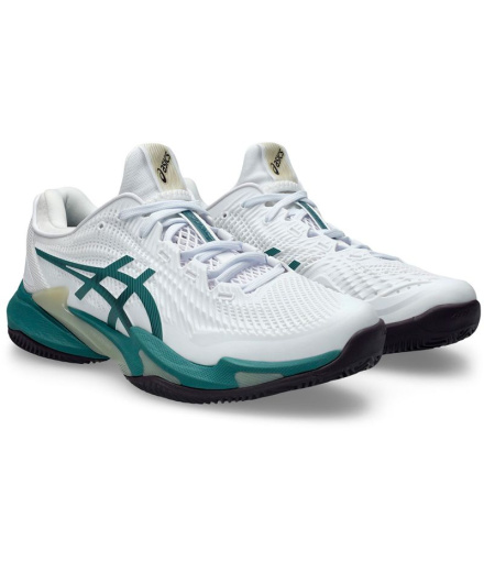 Zapatillas de Tenis Asics Court Ff 3 Clay Hombre Blanco/Foggy Teal ...