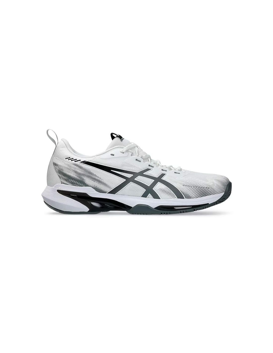 Chaussures Tennis Asics Sonicsmash FF pour Homme , blanc/gris acier ...